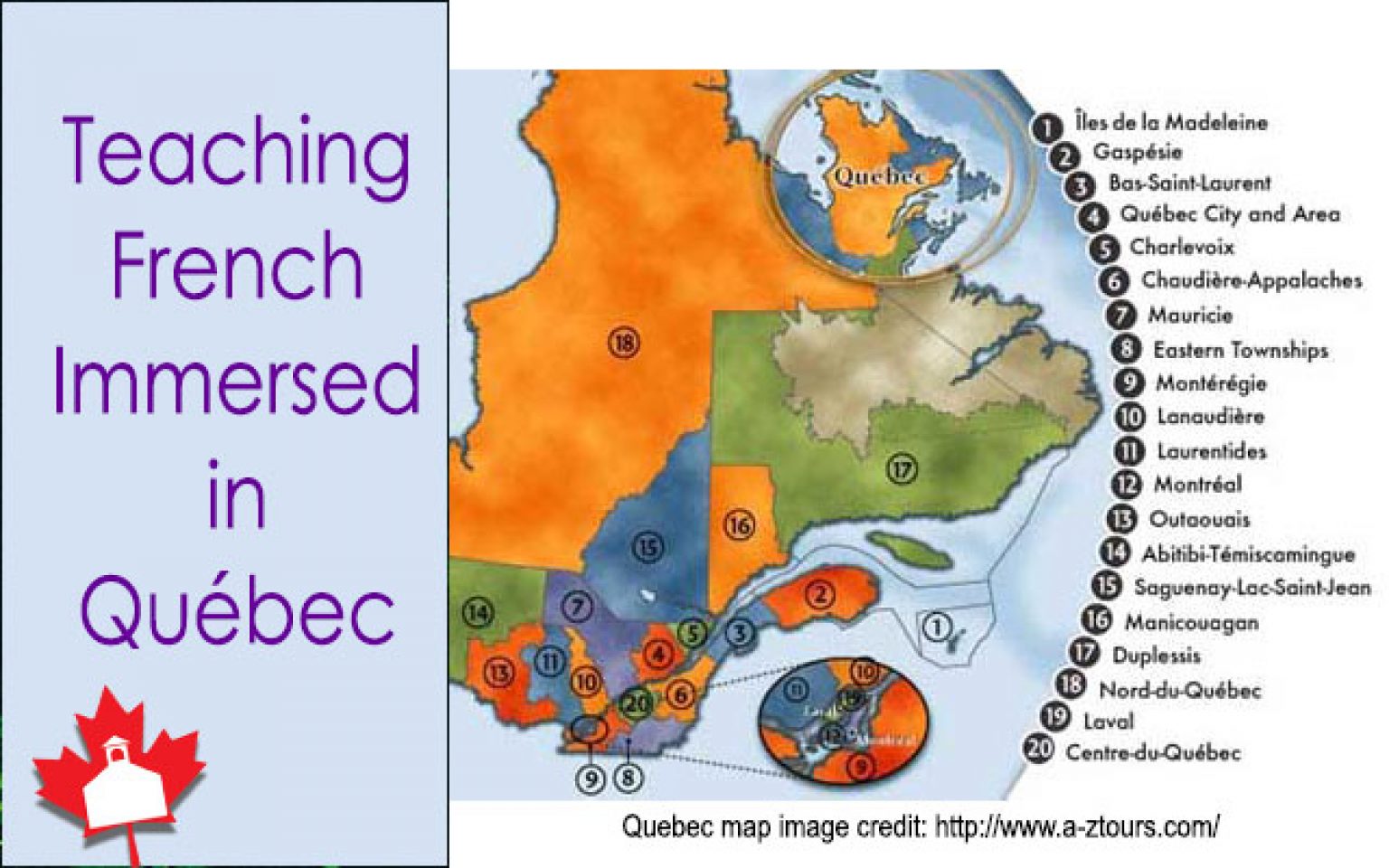 Teaching French Immersed in Québec - The Old Schoolhouse®