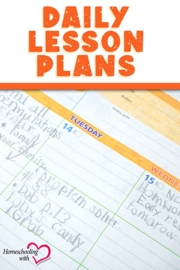 Daily Lesson Plans